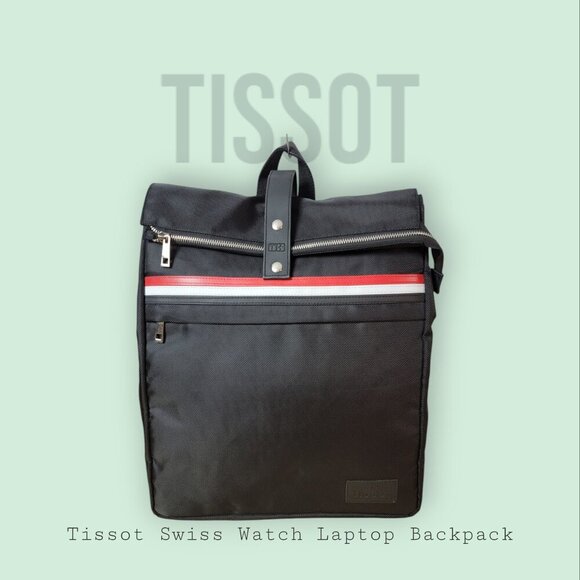 Tissot | Bags | Tissot Swiss Watch Laptop Backpack Great Condition ...